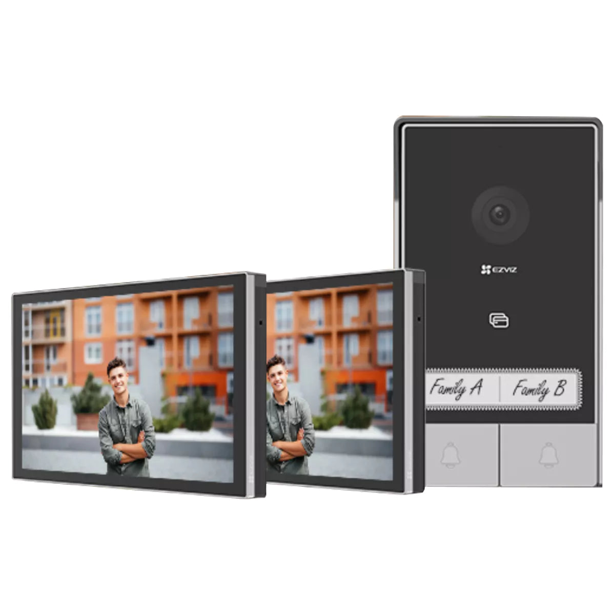 Ezviz HP7 2 Kit – WiFi Video Doorphone 2K with RFID and 2 monitors 7